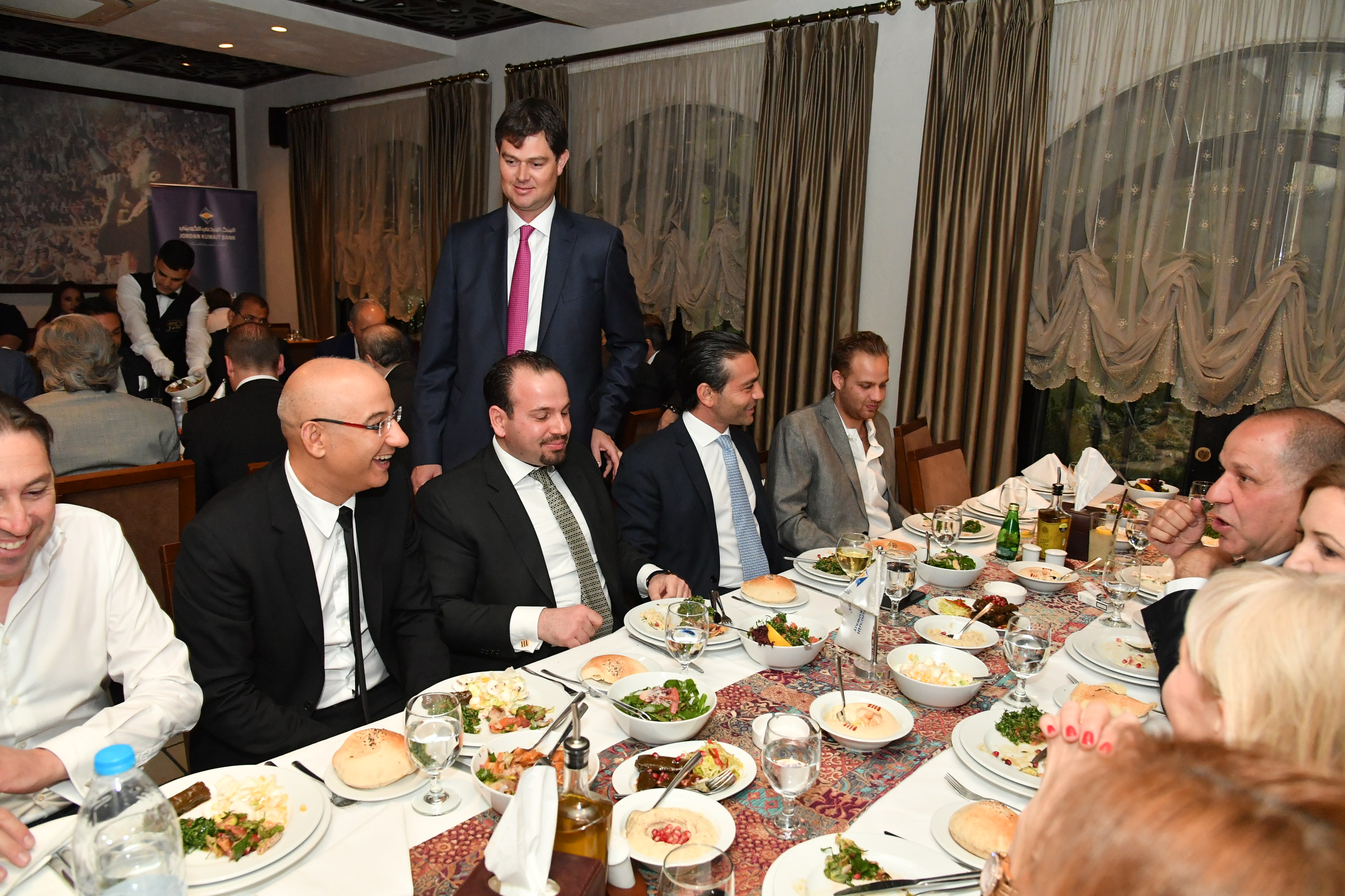 Jordan Kuwait Bank hosts dinner for Cypriot and Jordanian businessmen - JKB